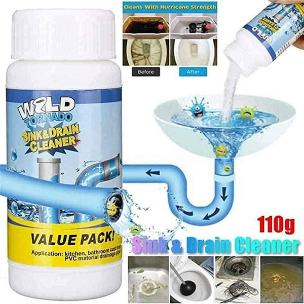 Powerful Drain Blockage Cleaner Sink Cleaner Powder – E-HomeStore